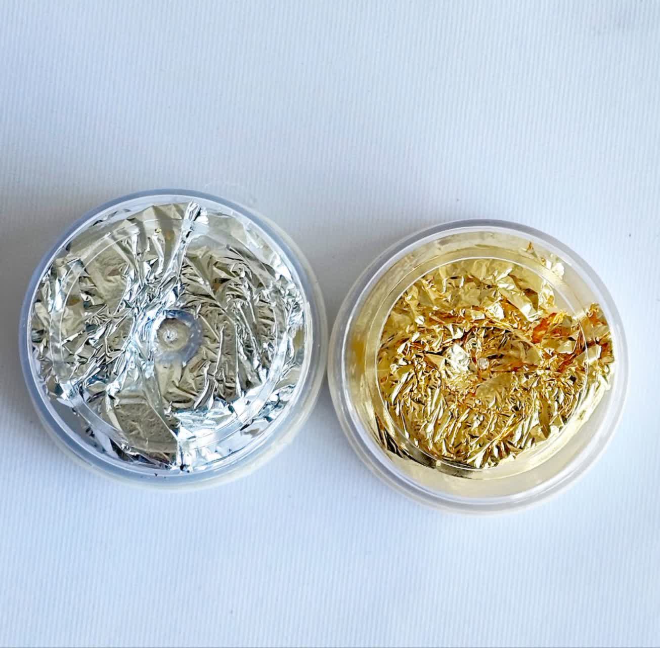 ورق طلا و نقره خورد شده | فروشگاه هنر آبی